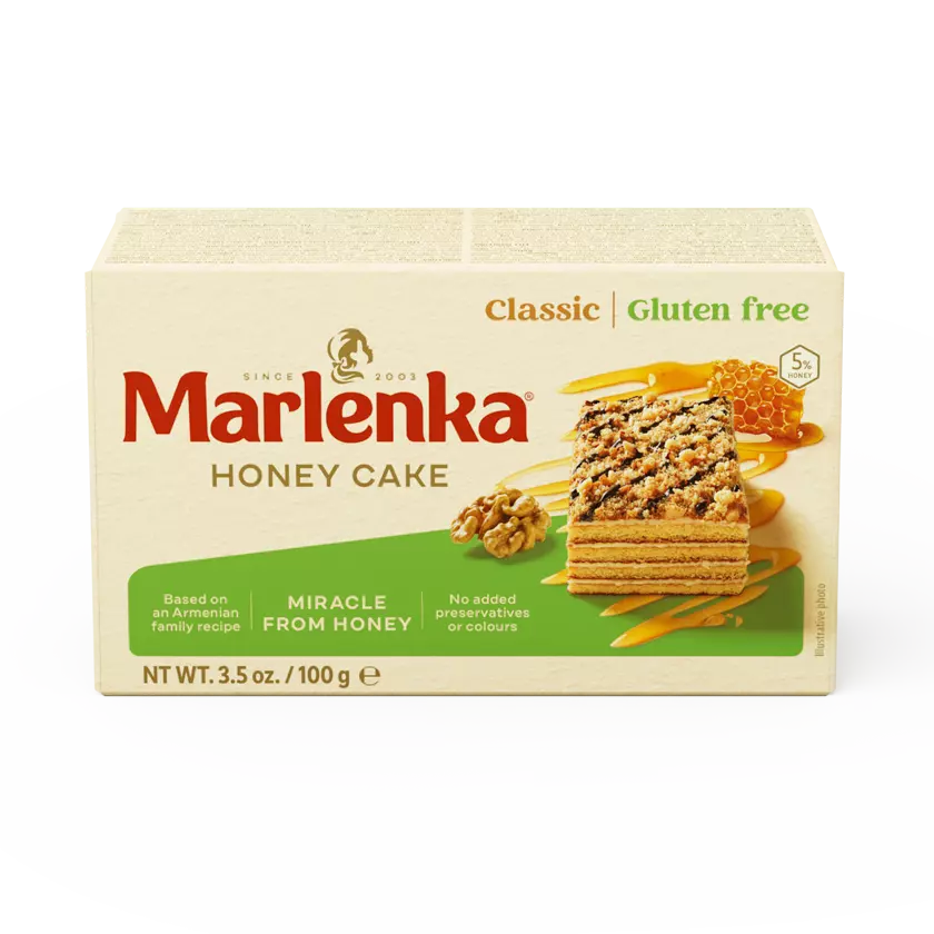 Gluten Free Classic Honey Cake - Single Size – Marlenka USA